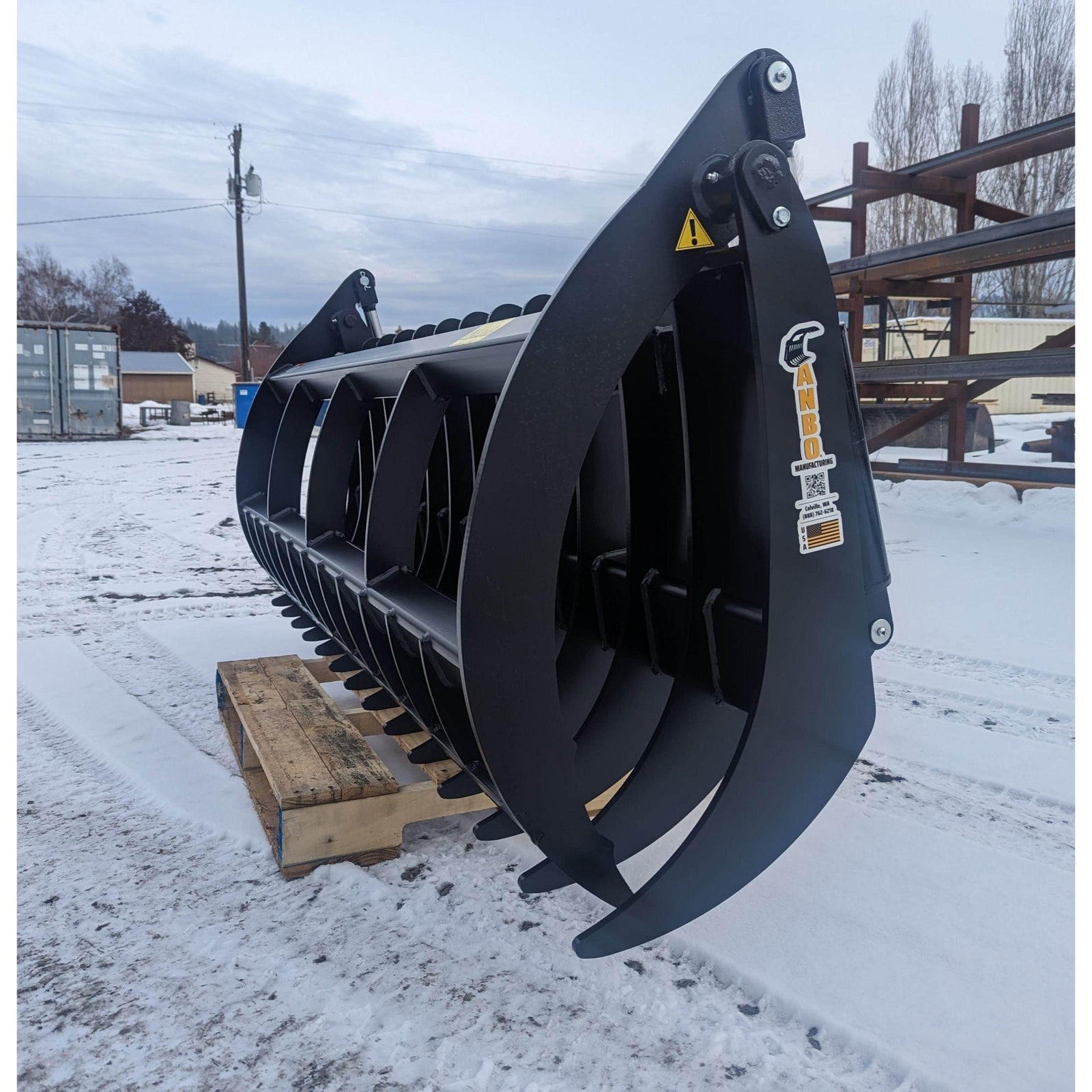 SitePro Grapple Rake Essential Attachments for Heavy Machinery