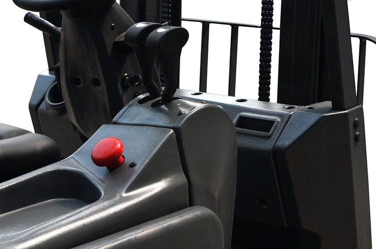 EKKO EK15A 3 Wheel Electric Forklift, 3300 lb Cap., 177" Lift Ht., Sid