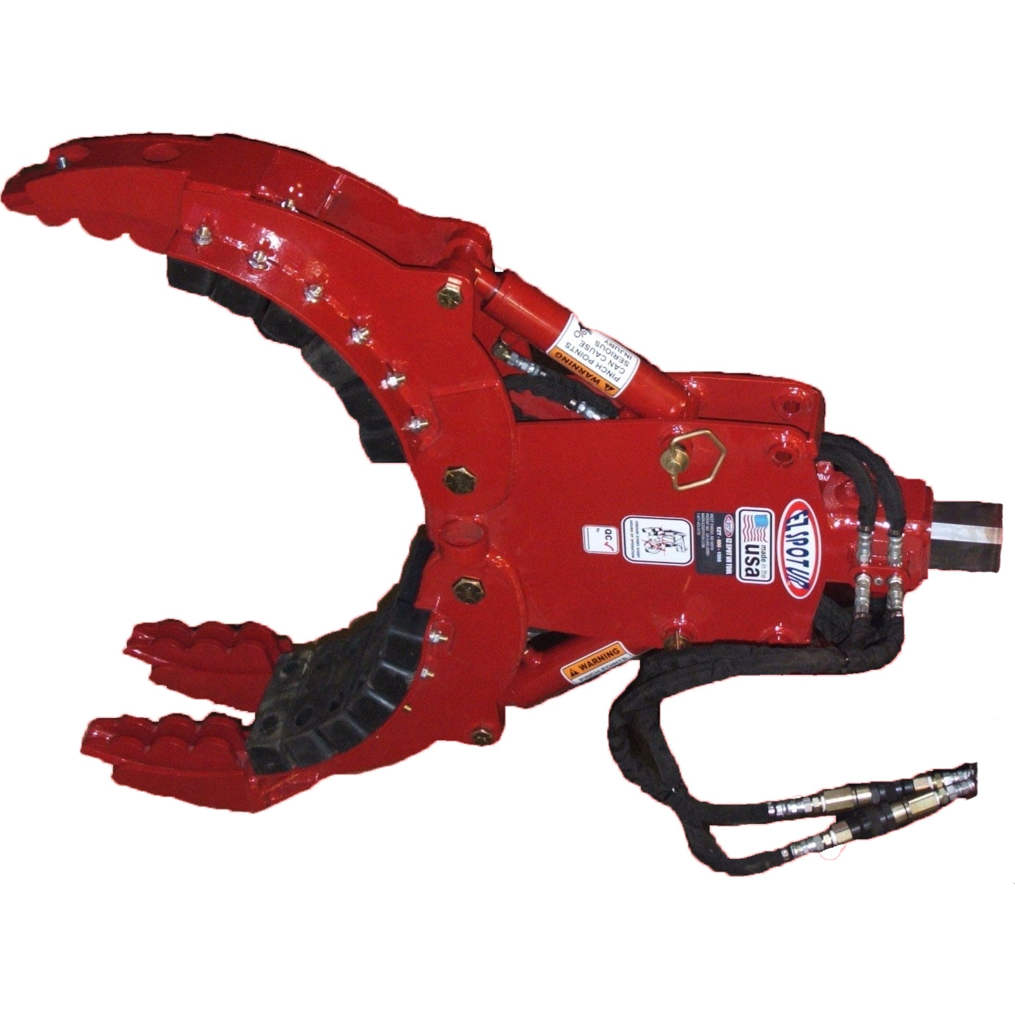 Rock and Tree Hand Skid Steer Grapple Attachment