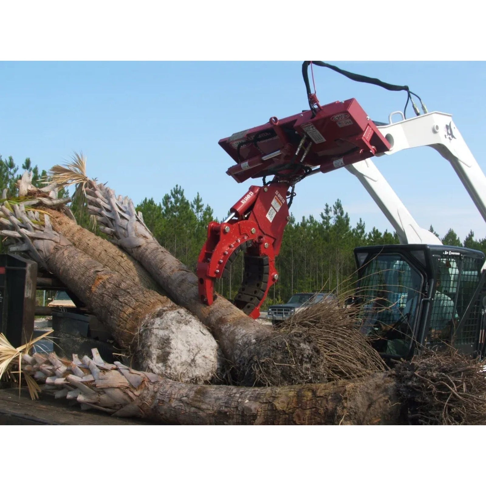 Rock and Tree Hand Skid Steer Grapple Attachment