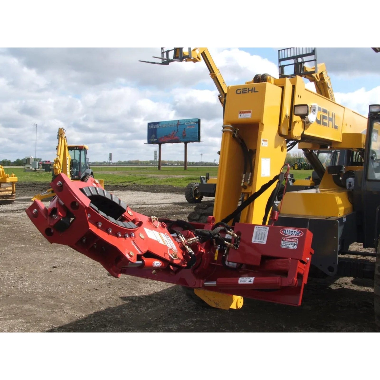 Rock and Tree Hand Skid Steer Grapple Attachment
