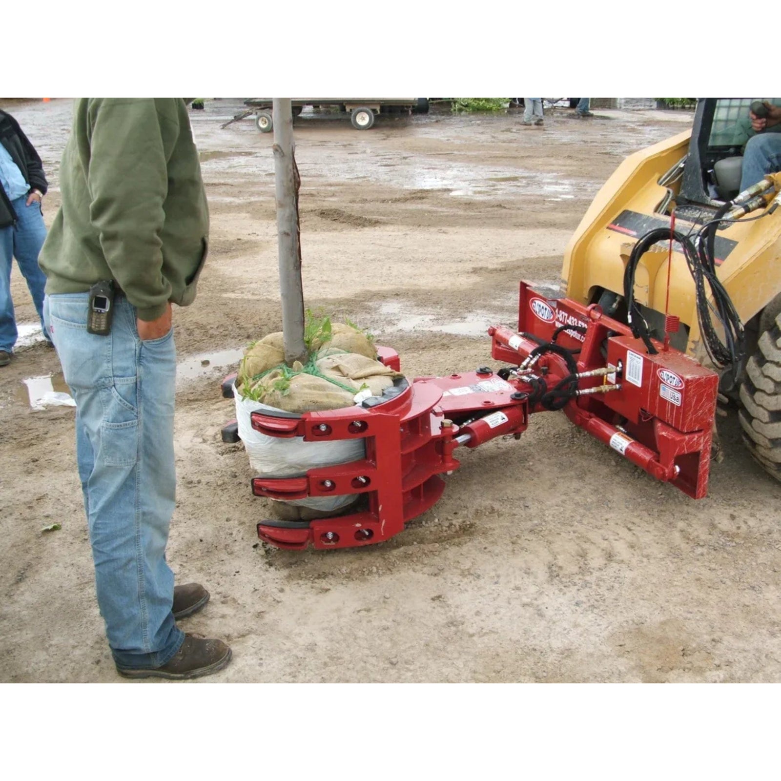 UR 5-Finger Rock and Tree Hand Skid Steer Grapple Attachment