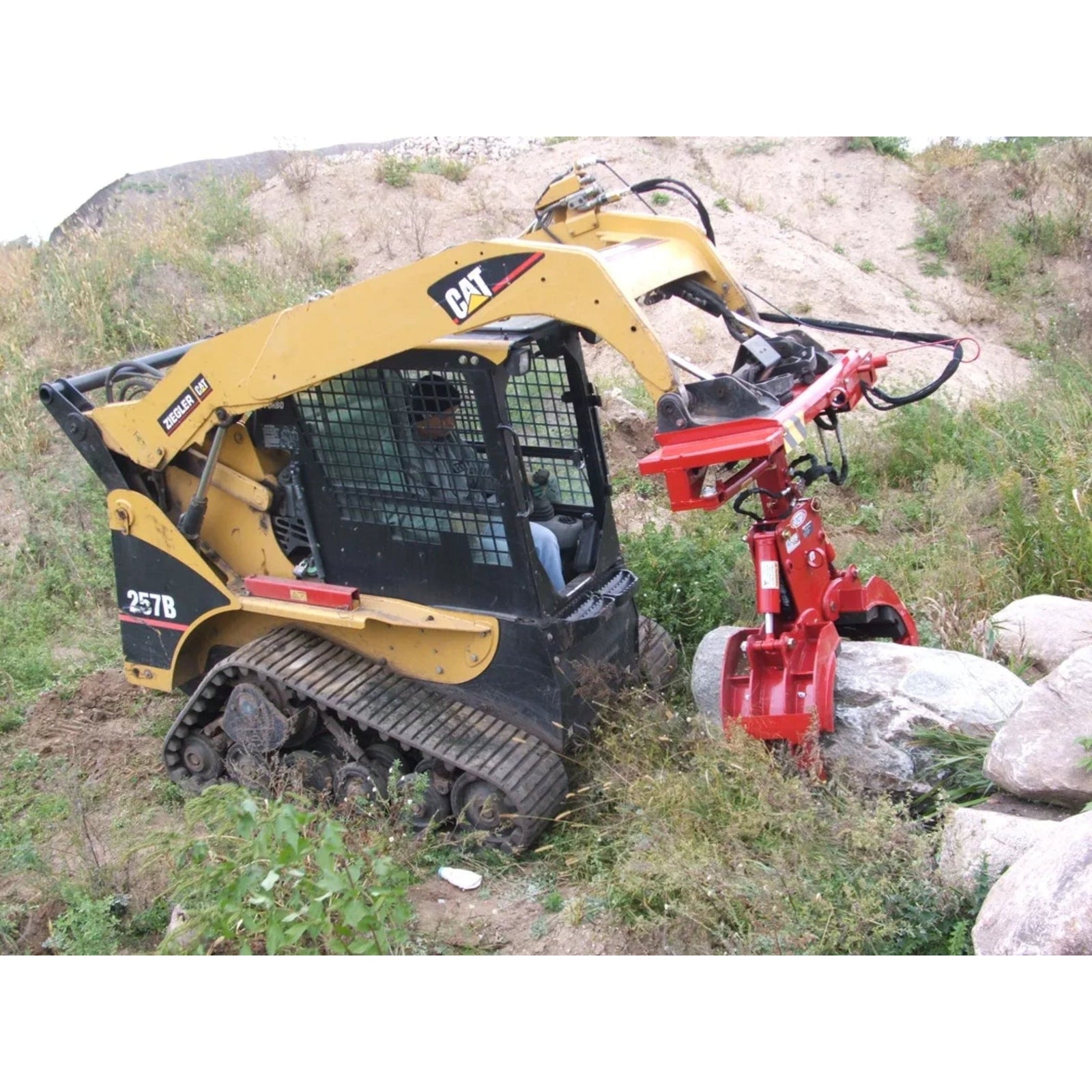 UR 5-Finger Rock and Tree Hand Skid Steer Grapple Attachment