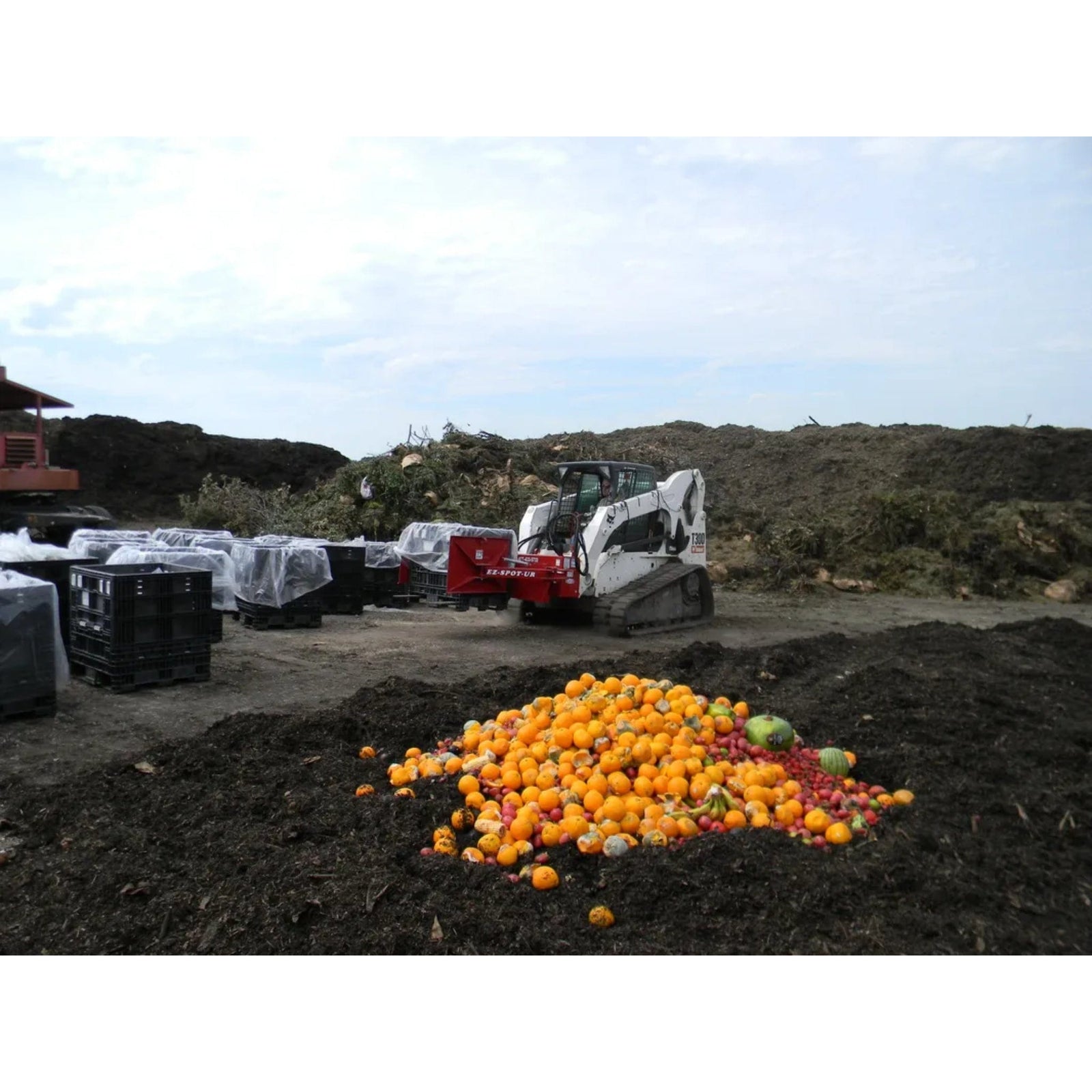 EZ SPOT UR Clamping Pallet Forks Skid Steer Attachment