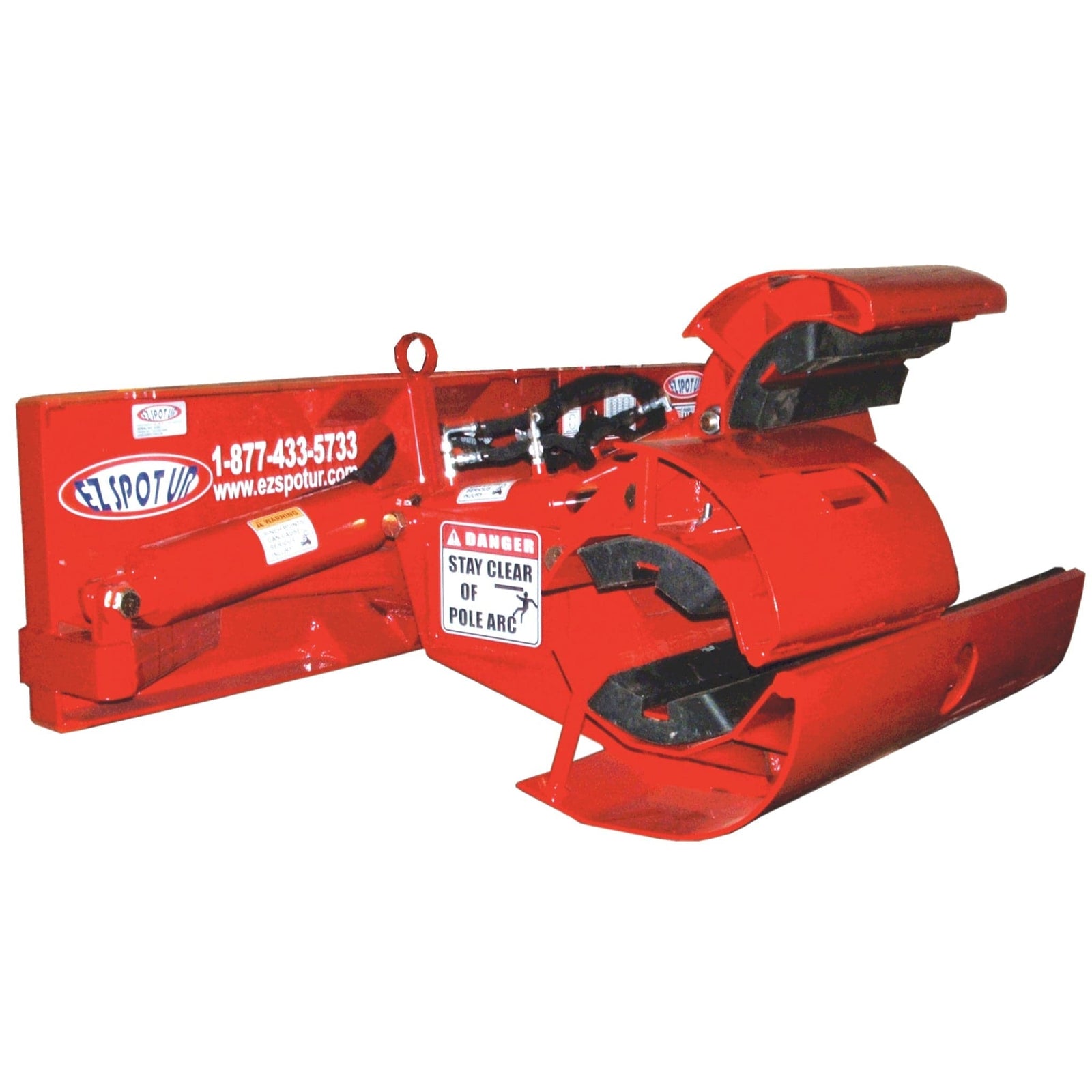 UR Heavy Duty Skid Steer Pole Setter Attachment