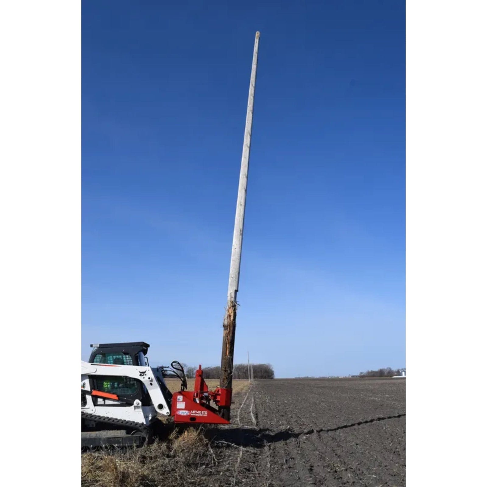 EZ SPOT UR Skid Steer Mini Pole Jack Attachment