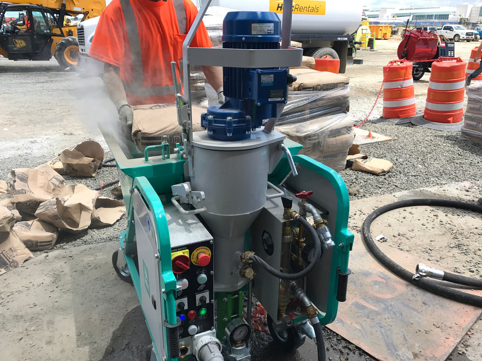 IMER Koine 4 Hi-FLOW Continuous Mixer / Concrete Pump. - 220volt 3phas