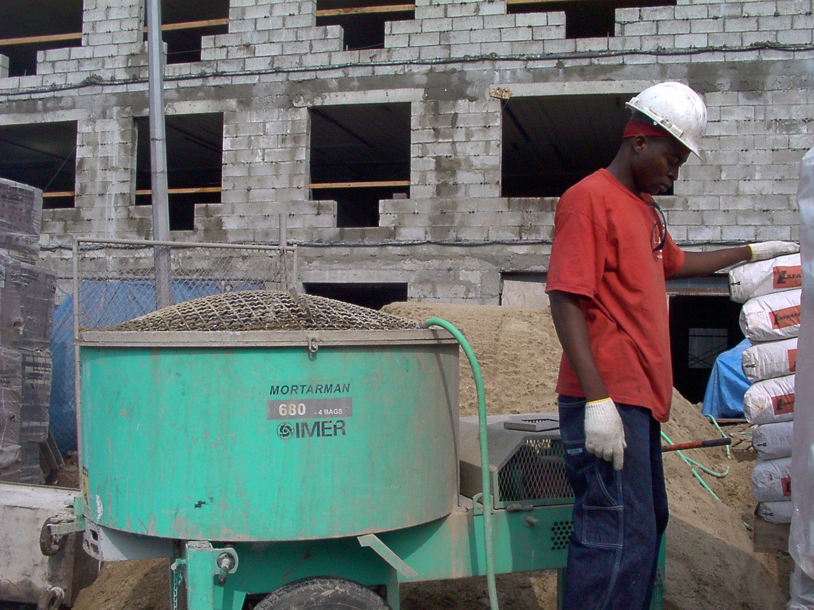 IMER MIX 750 Vertical Shaft Pan Mixer, MBP 22 CF Material Batch Mixer