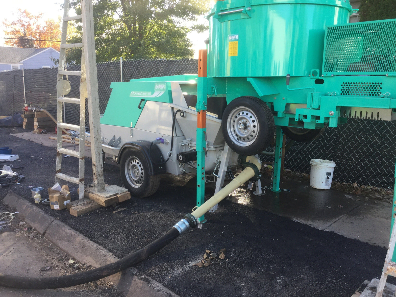 IMER MIX 750 Vertical Shaft Pan Mixer, MBP 22 CF Material Batch Mixer