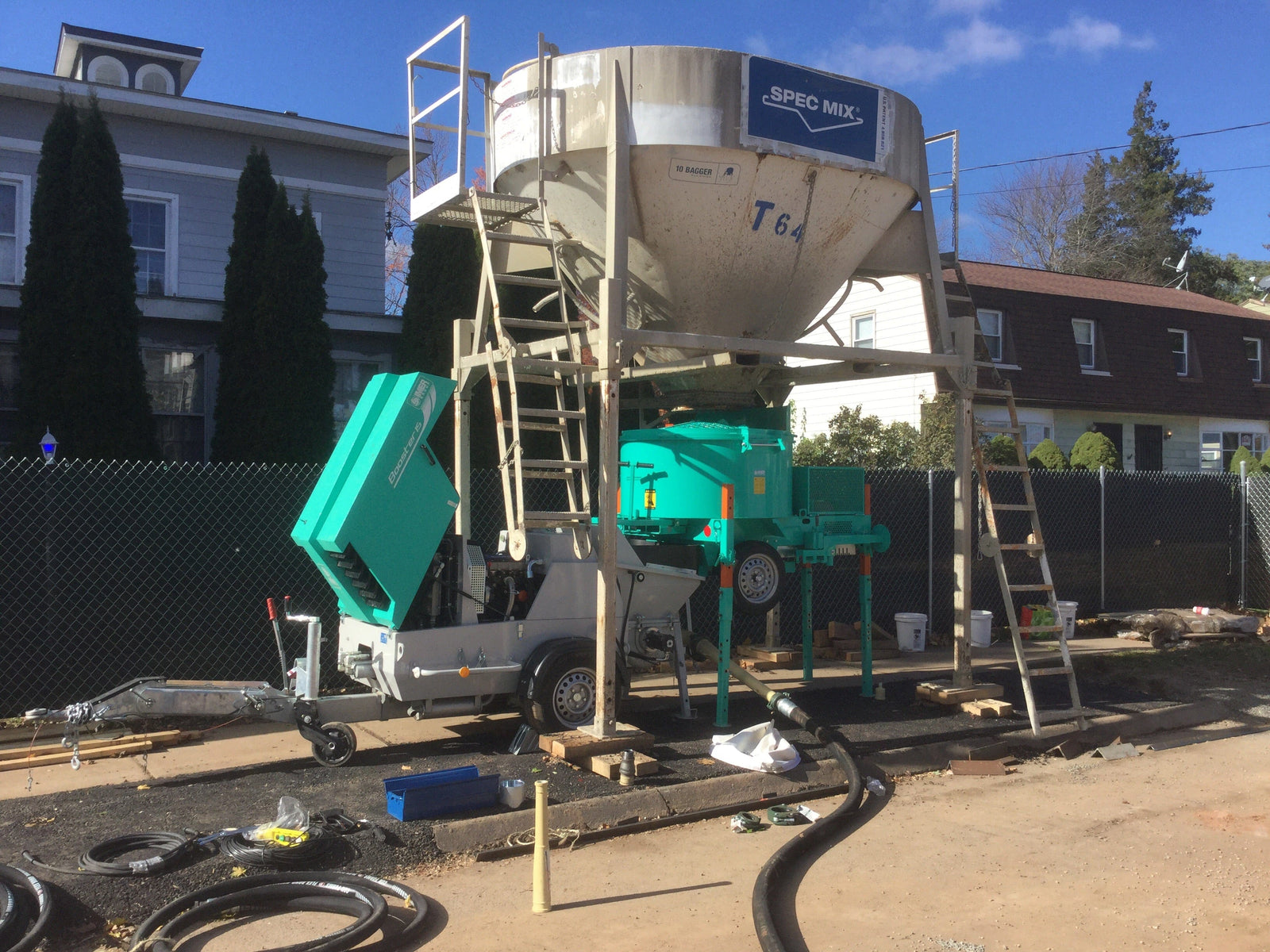 IMER MIX 750 Vertical Shaft Pan Mixer, MBP 22 CF Material Batch Mixer