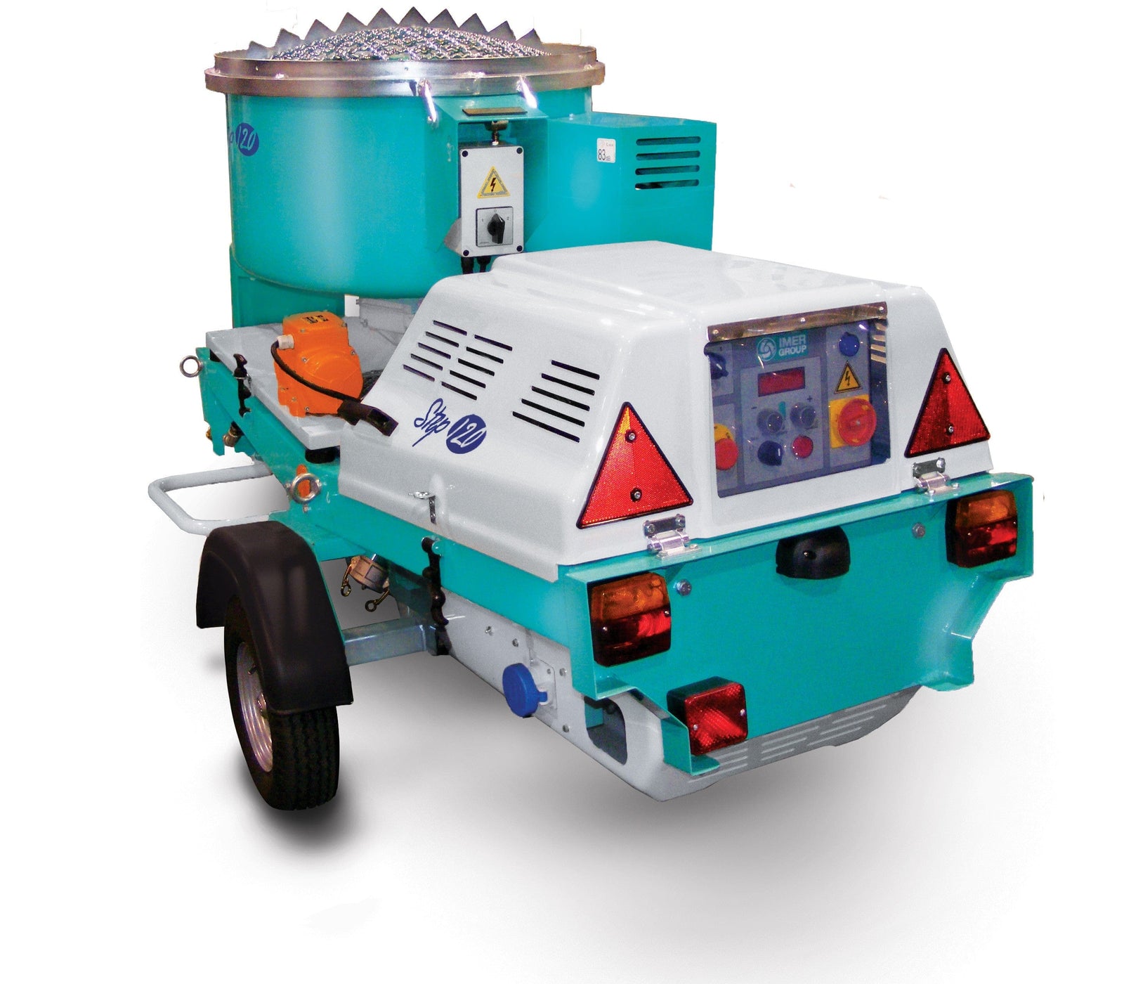 IMER Step Up 120 Single Phase 220volt Electric Concrete Pump / with Sp