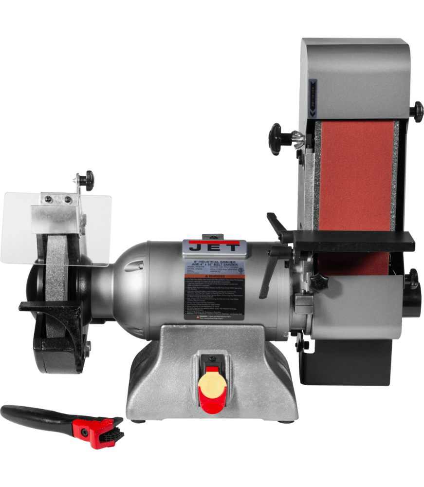 JET 578436 IBGB-436 8-Inch Industrial Grinder and 4 x 36 Belt Sander