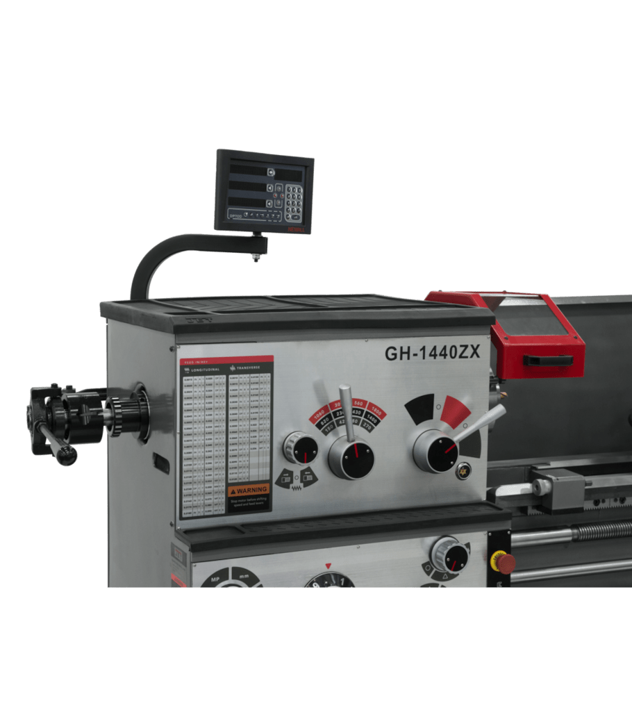 JET GH-1440ZX With Newall DP700 DRO With Collet Closer