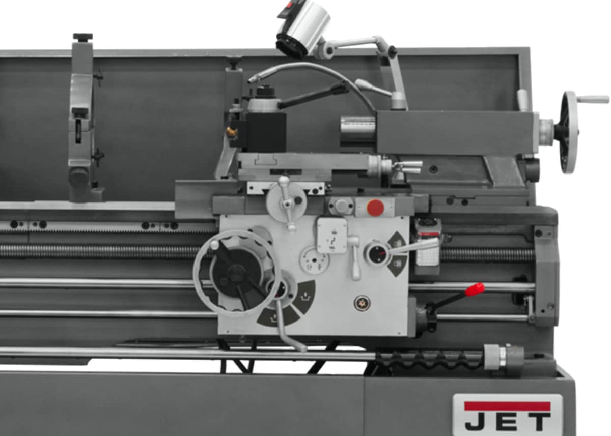 JET GH-1640ZX, 3-1/8" Spindle Bore Geared Head Lathe