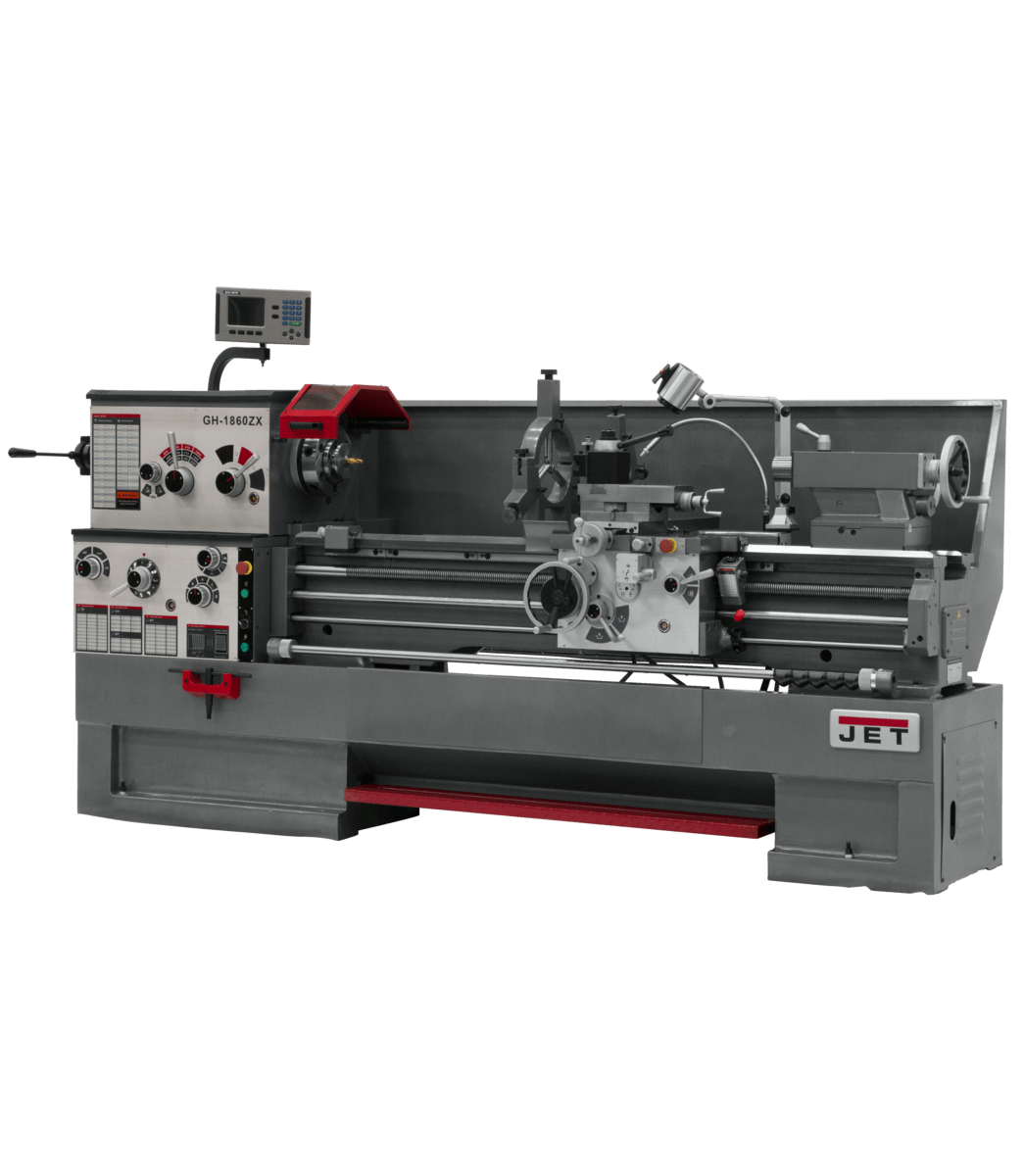 JET GH-1660ZX With Newall DP700 DRO With Collet Closer