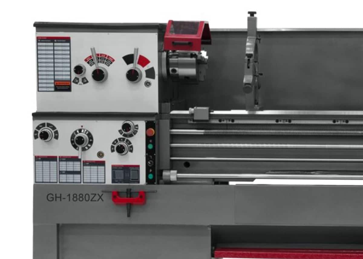 JET GH-1880ZX, 3-1/8" Spindle Bore Geared Head Lathe