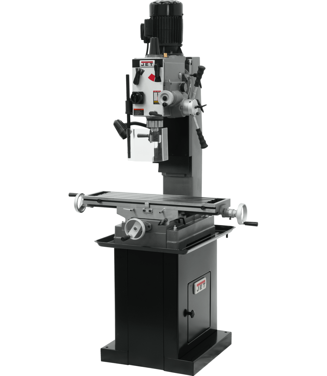 JET JMD-45GHPF Geared Head Square Column Mill/Drill with Power Downfee