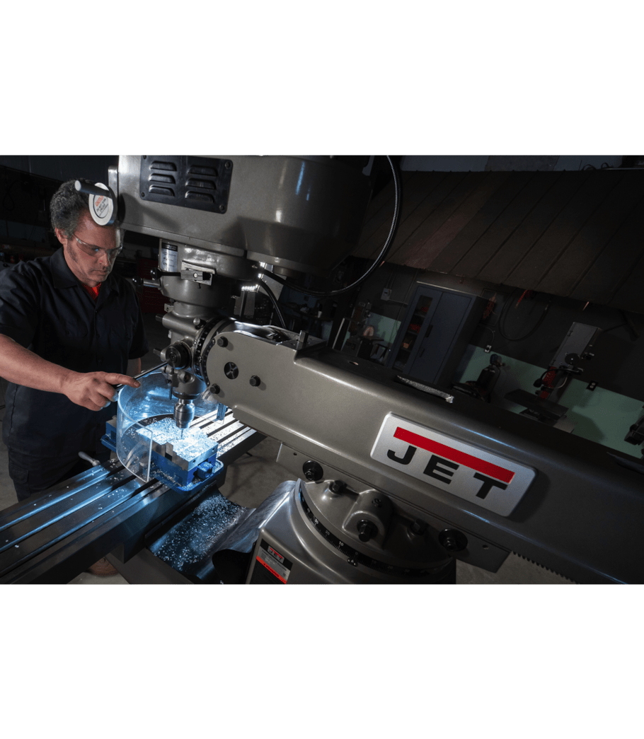 JET JTM-1050VS2 Variable Speed Mill with LED Worklamp and Spindle Guar