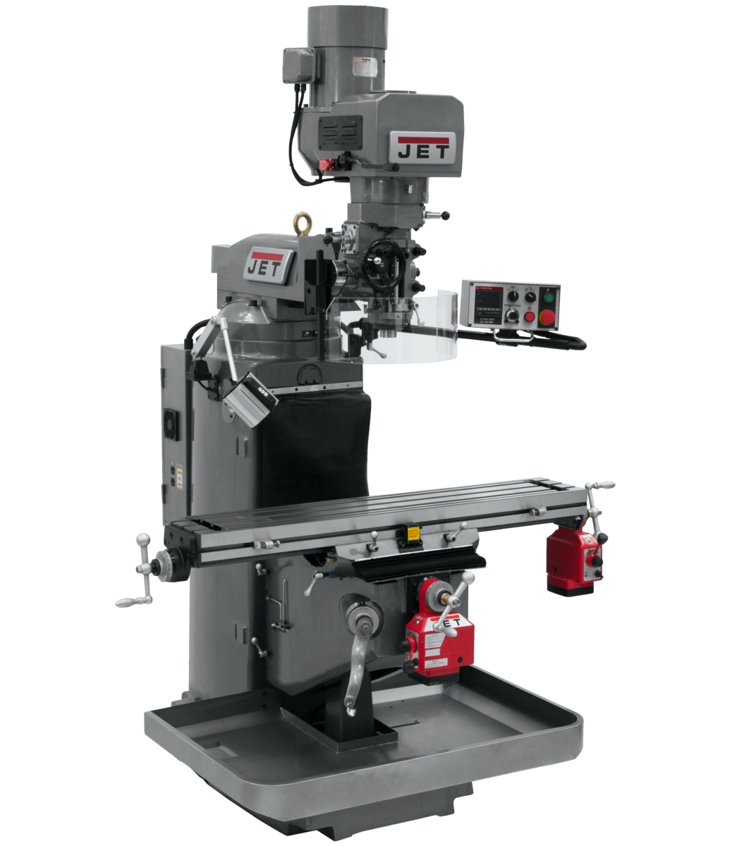 JET JTM-949EVS Vertical Mill with X and Y-Axis Powerfeeds
