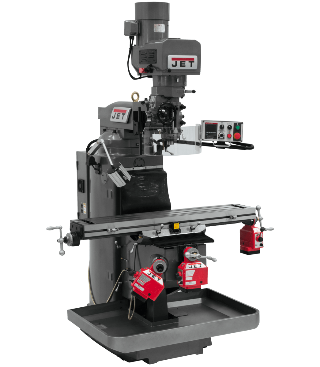 JET JTM-949EVS Vertical Mill with X, Y and Z-Axis Powerfeeds