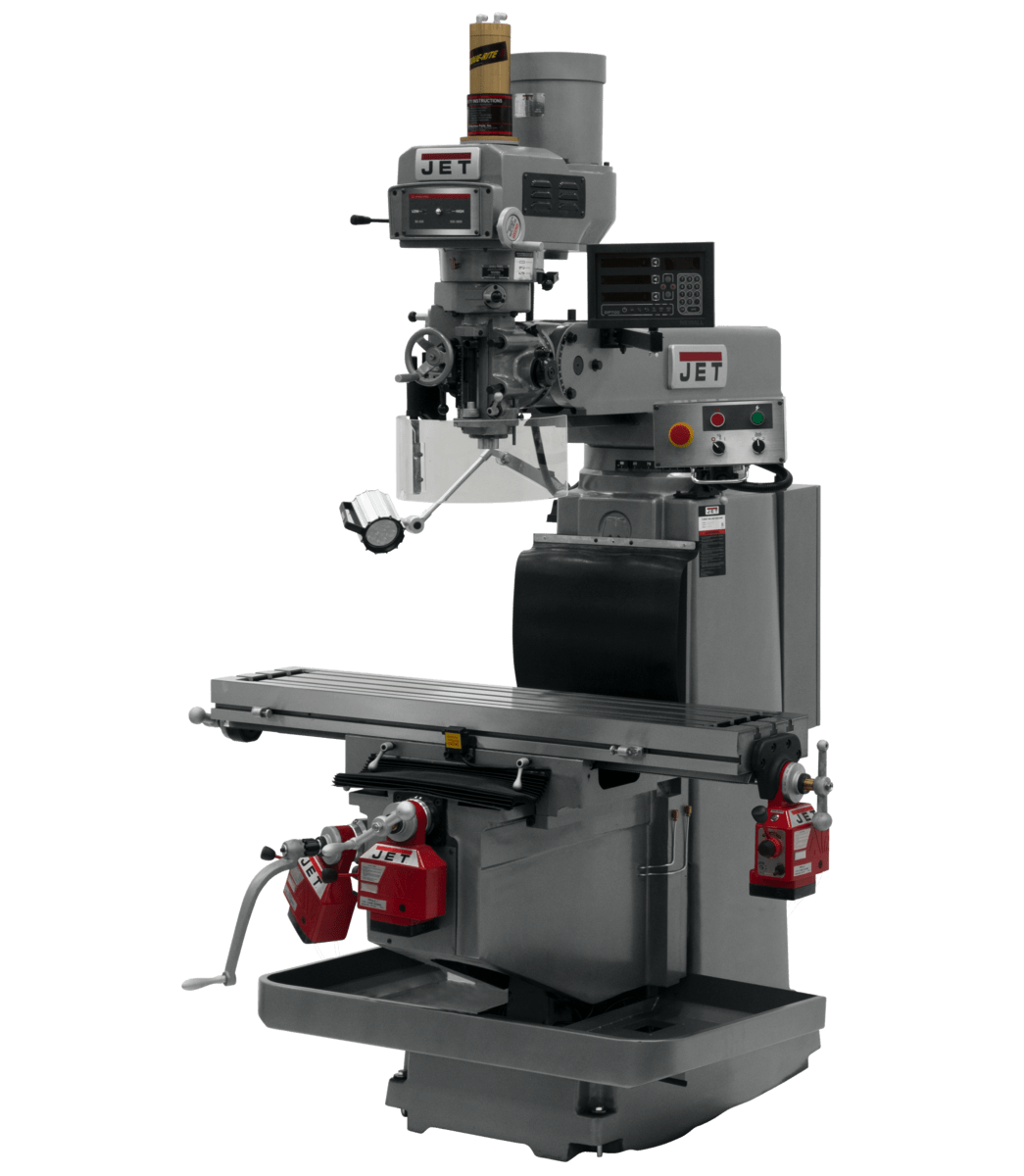 JET Mill JTM-1254RVS with NEWALL DP700 3X (K) DRO, X Y & Z Powerfeeds