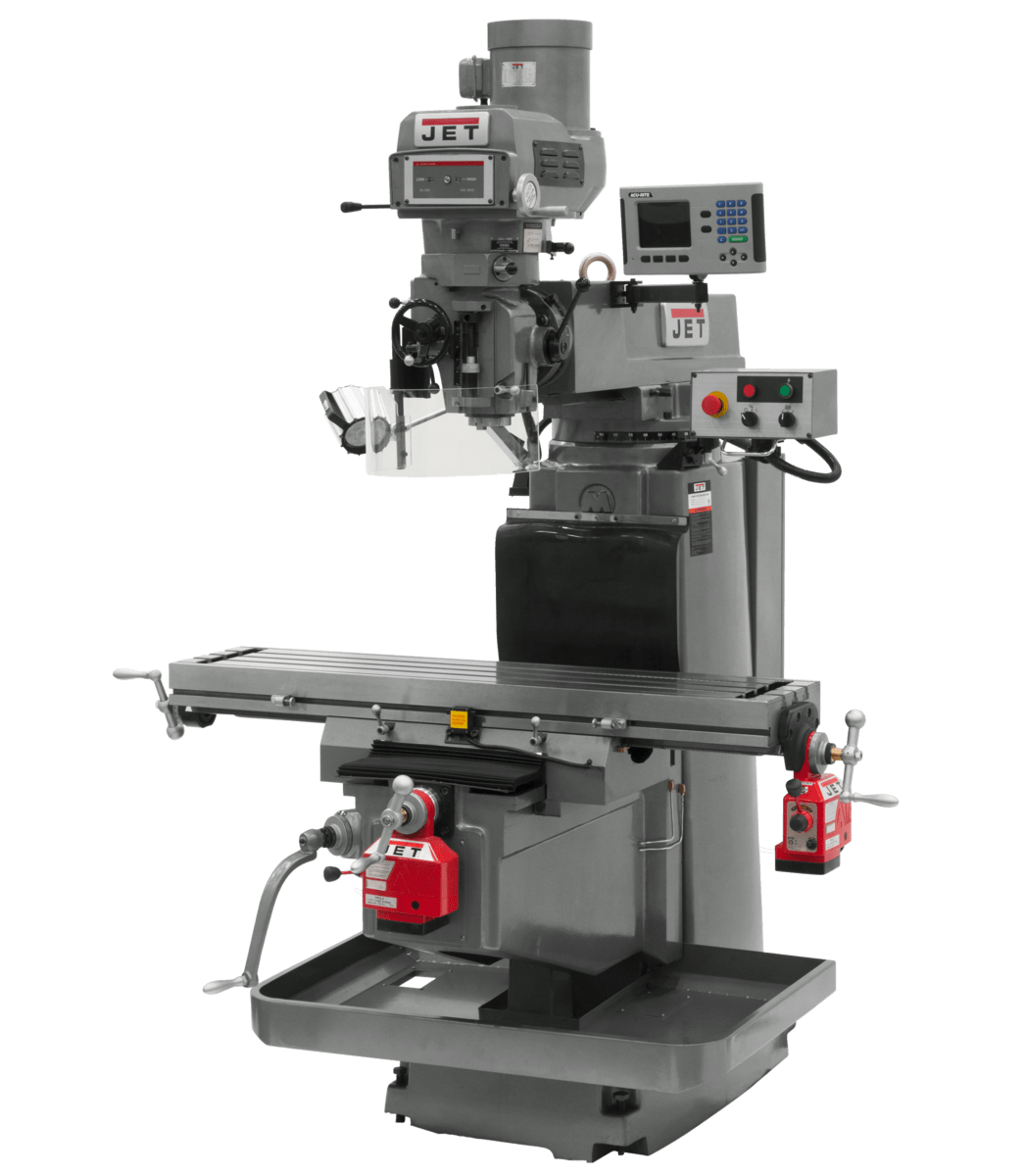 JET Mill JTM-1254VS with ACU-RITE 203 DRO X & Y Powerfeeds