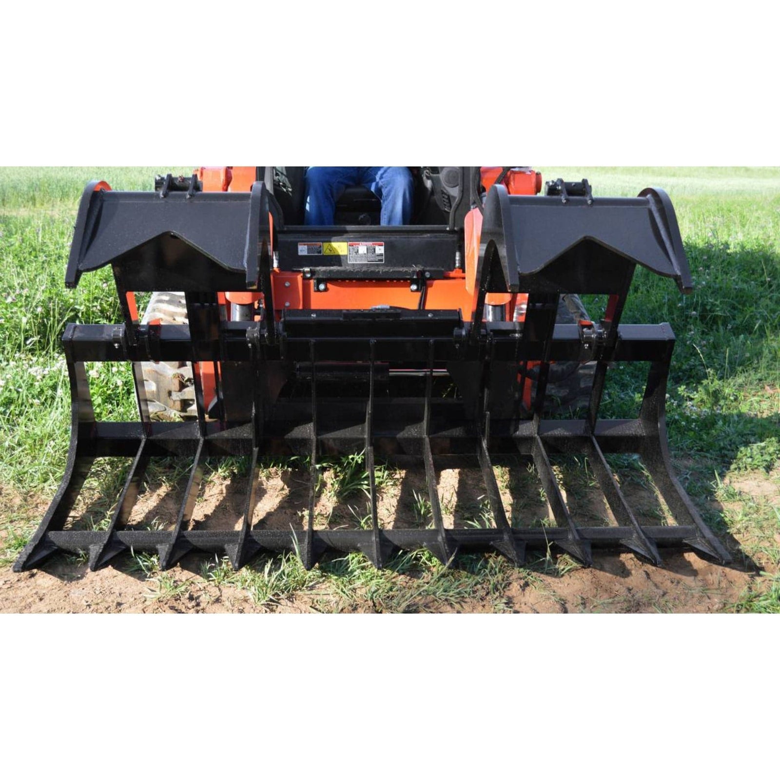 Loflin Fabrication Skid Steer Root Grapple, Xtra Heavy Duty