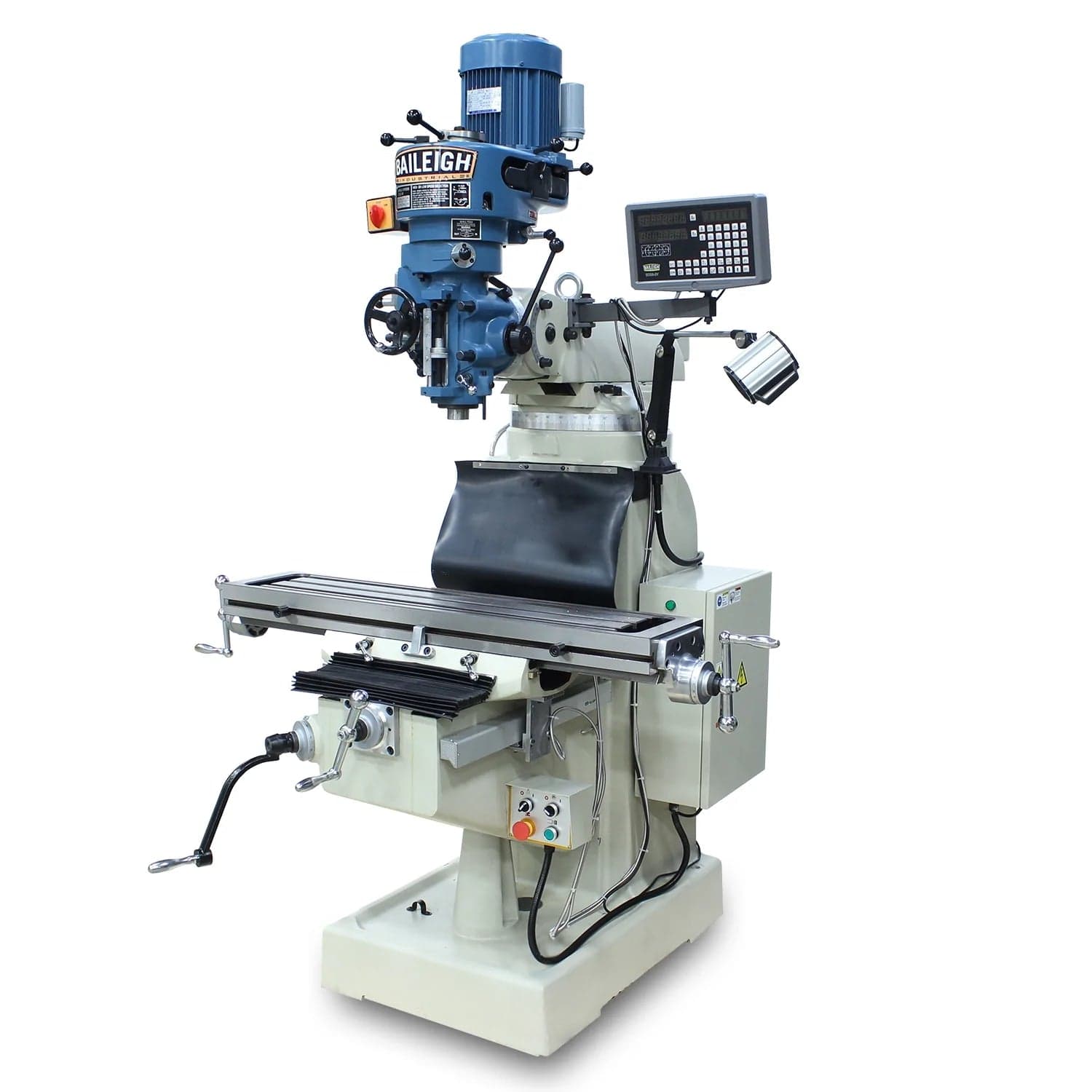Baileigh VM-942E-1 Vertical Mill - 9x42 Table 3HP Single Phase Milling ...