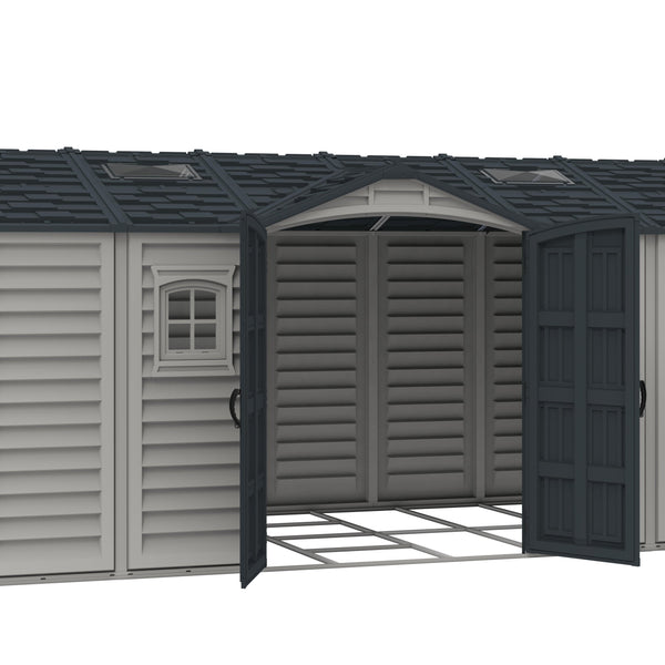 Duramax Apex Pro Vinyl Shed With Foundation, Windows And, 58% OFF