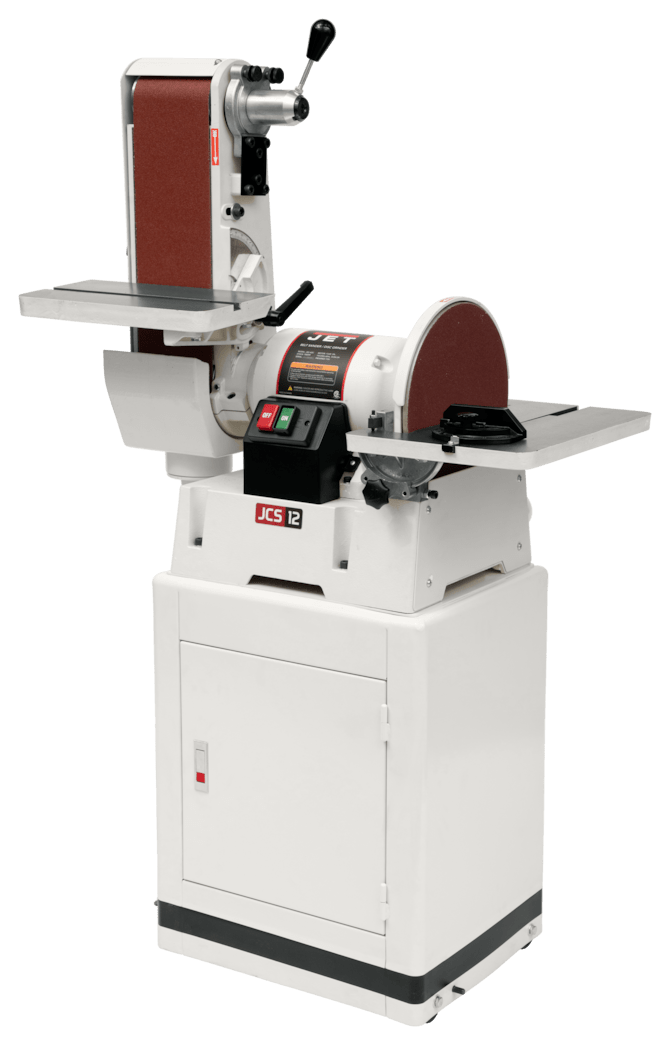JET JSG-6CS, 6" x 48" Belt / 12" Disc Sander with Closed Stand, 1.5HP