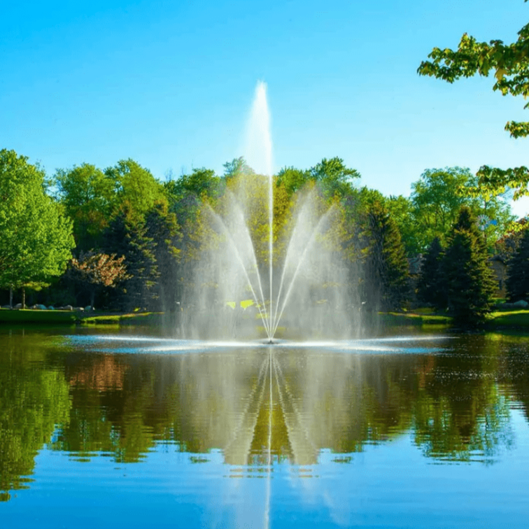 Scott Aerator Clover Fountain For Medium, Residential Ponds